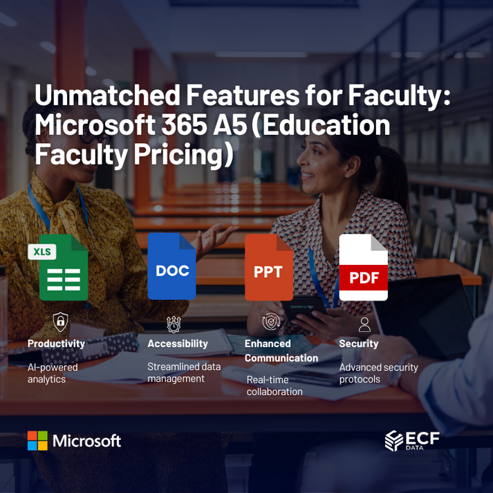 Microsoft 365 A5 for Faculty | Comprehensive Tools for Education – ECF Cloud Solution Store