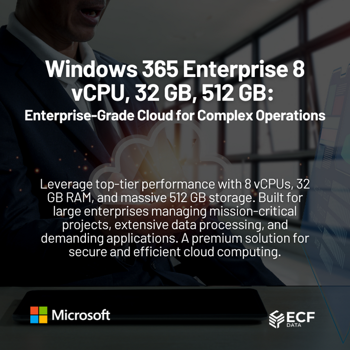 Windows 365 Enterprise – 8 vCPU, 32 GB RAM, 512 GB Storage – ECF Cloud ...